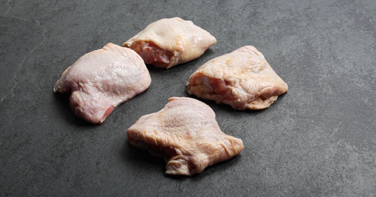 Chicken Thighs - Bone-In, Skin-On | Woodward Meats